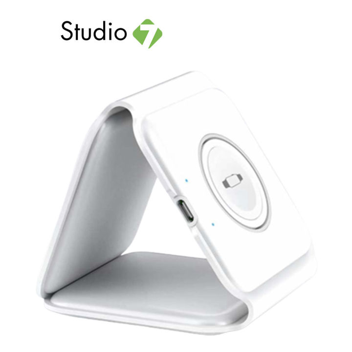 [แท่นชาร์จไร้สาย] Blue Box 3-in-1 Foldable Wireless Charger Pad 15W ...