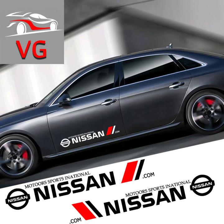 1 Cặp Thân Xe Gờ Bên Chống Nước Nhãn Dán Vinyl Cho Nissan Juke Patrol ...