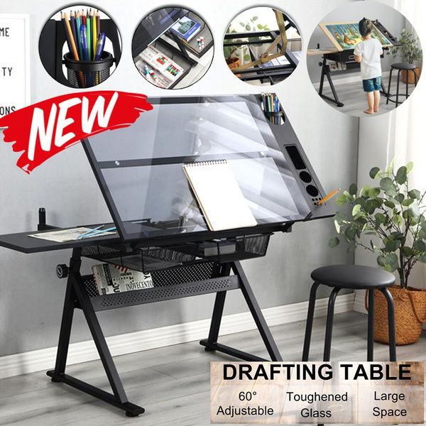 Height Adjustable Drafting Table Craft Table Drawing Table Painting ...