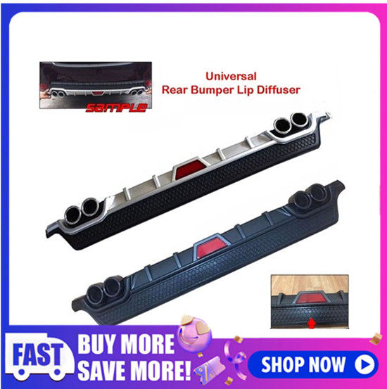 【local shipment】Universal Rear Bumper Diffuser with screw | Lazada PH