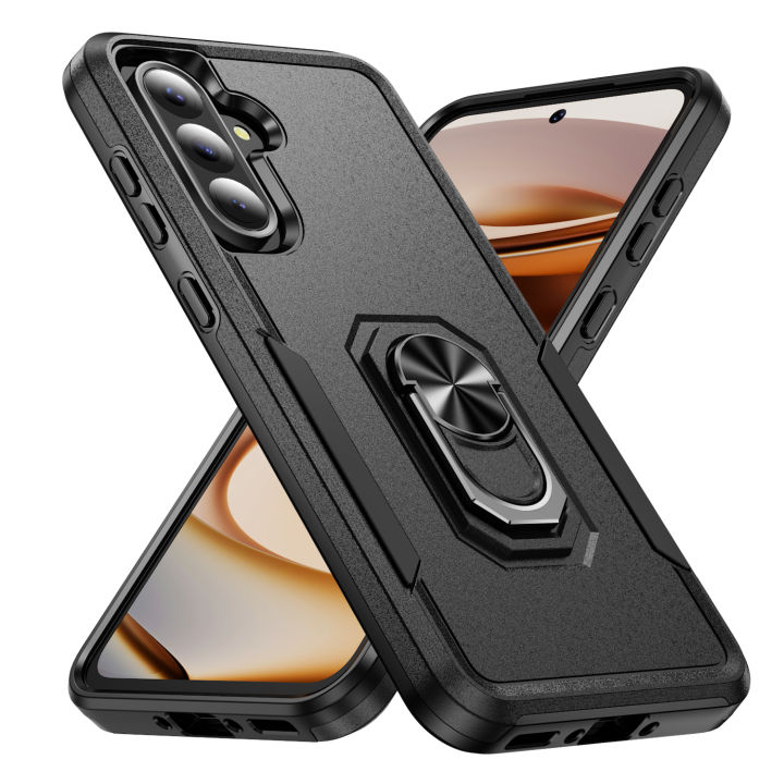 Heavy Duty Ring Holder Stand Case for Samsung Galaxy A56 5G A55 A54 A53 A36 S25 Edge Ultra S24 ...