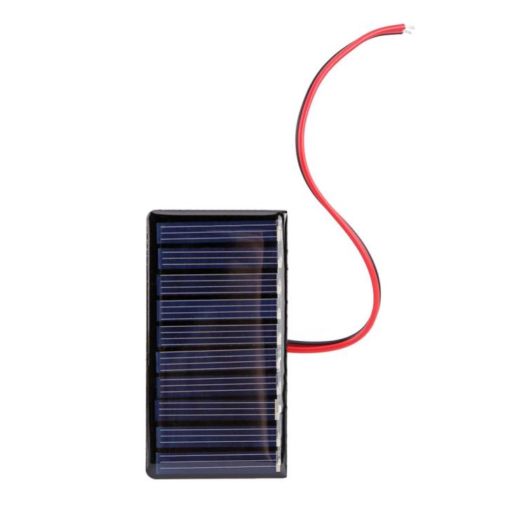 0.3W 5V Polysilicon Solar Epoxy Panel with Wire Mini Solar System DIY ...