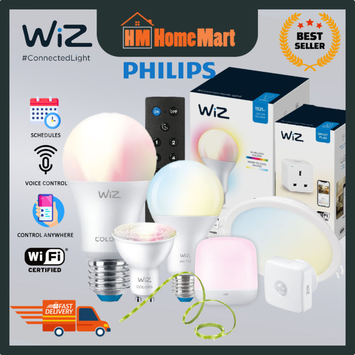 Wiz Tunable White | 3 Color Smart Bulb E14 E27 GU10 | Led Downlight | Smart Plug 2M Strip Motion ...