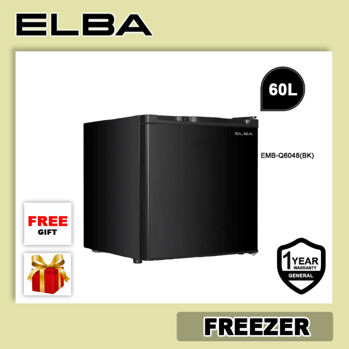 ELBA 60L Mini Bar Single Door Fridge with Ice Maker EMB-Q6048(BK) | Lazada