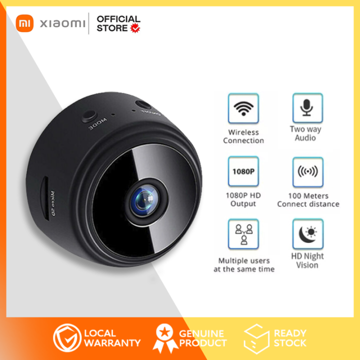 Xiaomi 1080P HD Mini Portable CCTV Camera Wireless Home Surveillance ...