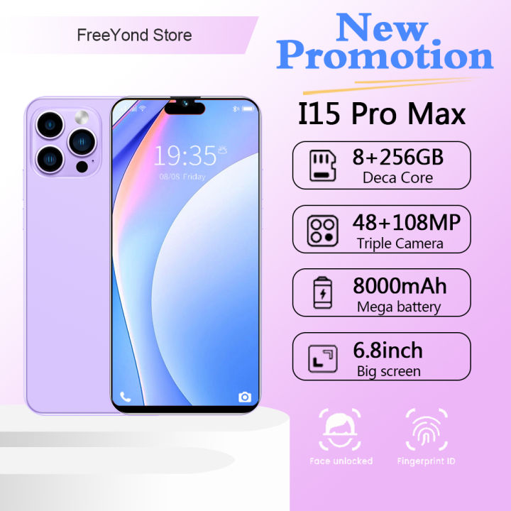 I15 pro max Cellphone Big Sale Original 2023 Android Phone Mobile Phone 100% Brand New ...