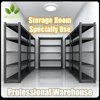 Metal Boltless Storage Shelf Rack Adjustable Shelves Warehouse ...