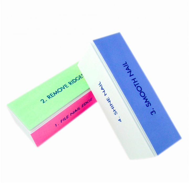 4 Way Nail Buffer Block File Smooth Shine Nail Without Top Coat | Lazada