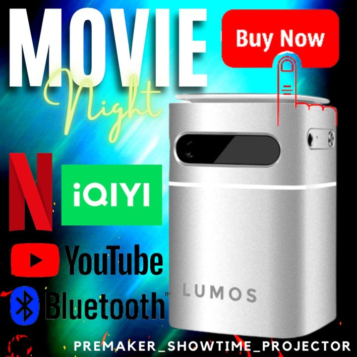 Lumos Nano 5 years warranty Smart Android projector 7000 lumens HD ...
