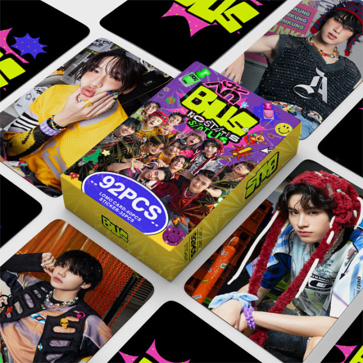 92 ชิ้น การ์ด bus Photocards เพราะคุณฉันส่องแสง 2025 การ์ด LOMO ทีม ...