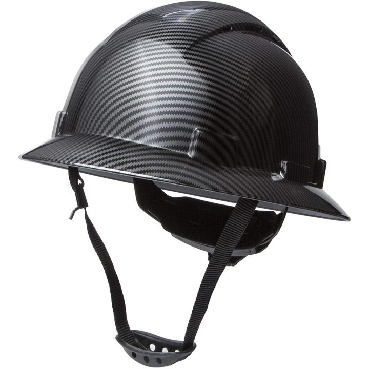 LOEBUCK full brim ventilation hard cap structure OSHA safety helmet 6 ...