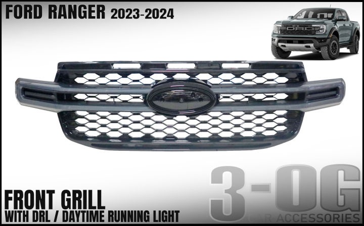 ford ranger 2023 2024 next gen front grill cover / grille guard / with ...