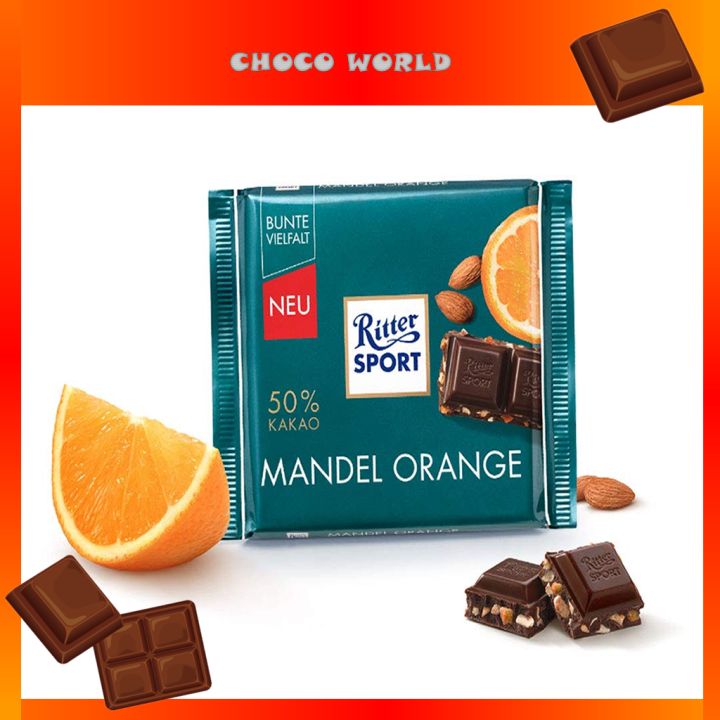 Ritter Sport Mandel Orange 100g | Lazada