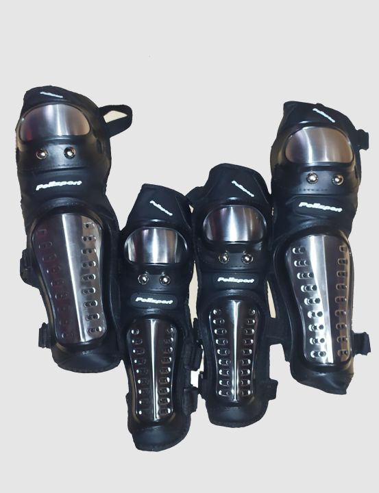 DEKER BESI MOTOR TOURING PELINDUNG SIKU DAN LUTUT MERK POLISPOT COD ...