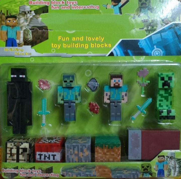 Minecraft miniature characters set | Lazada PH