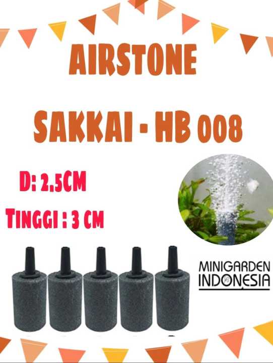 AIRSTONE BATU AERATOR IMPORT BENTUK TABUNG HB-008 TINGGI 3CM | Lazada ...