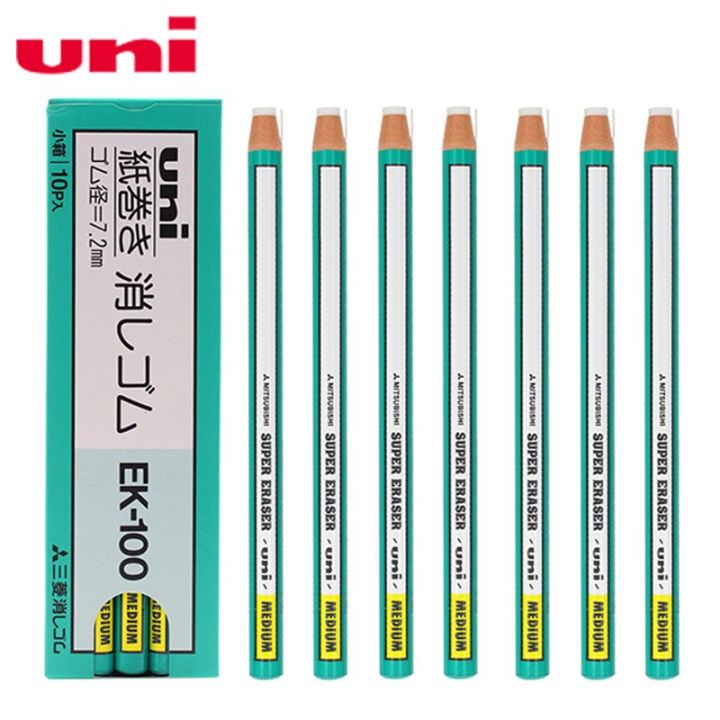 Japan Uni Ek-100 Pencil Eraser 1/3/5Pcs Roll Paper Eraser for School ...