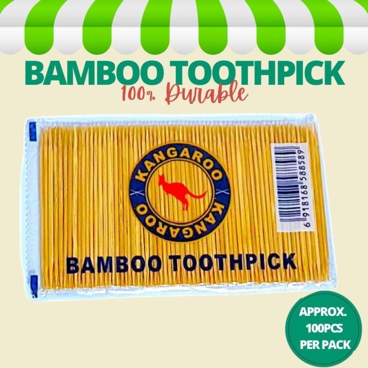 Bamboo Toothpick Approx. 100pcs per pack,PC Packaging Store | Lazada PH