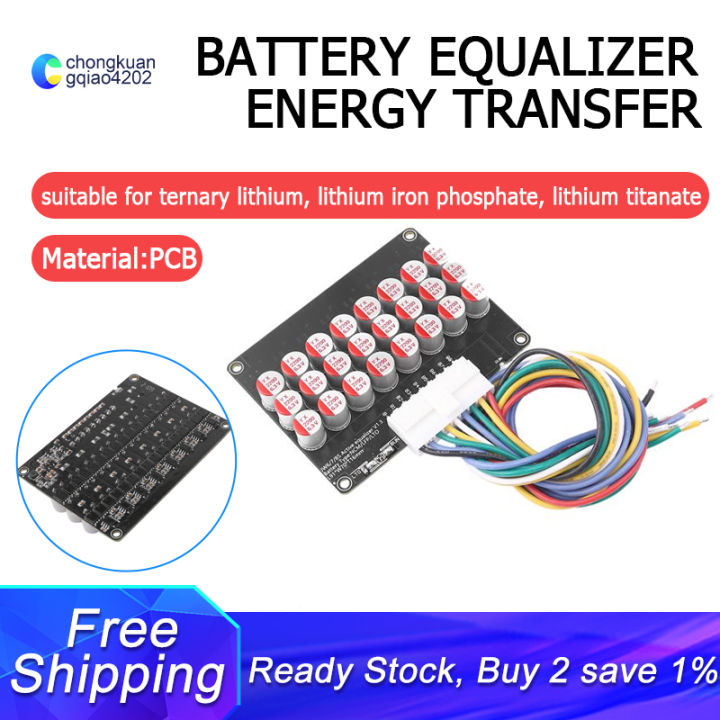 Whole Group Balancer 8S 5A Active Lithium Lipo Lifepo4 Battery Equalizer Energy Transfer ...