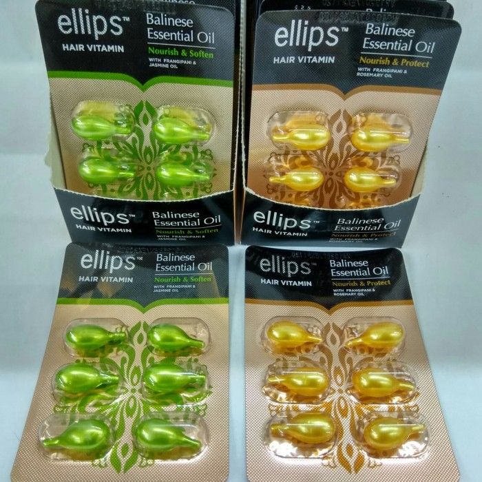 Ellips Hair Vitamin Balinese Essential Oil Blister 6 Caps / Vitamin Rambut / Ellips | Lazada ...