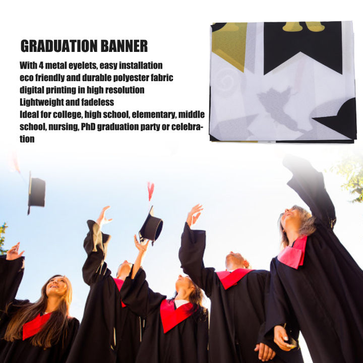 Graduation Backdrop Graduation Banner Fadeless Color Digital Printing ...