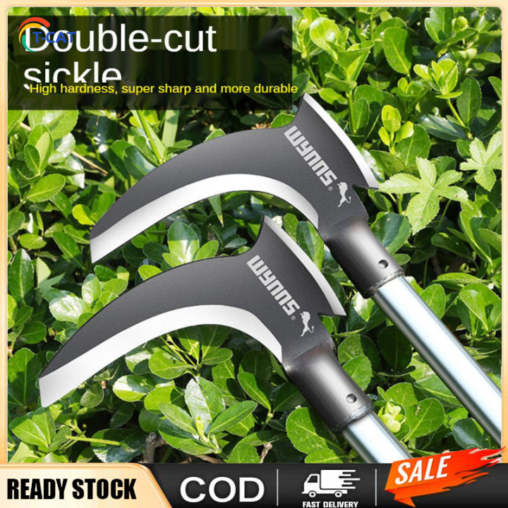 T-CAT Multifunctional Double Chopping Sickle for Farmer: Ideal for ...