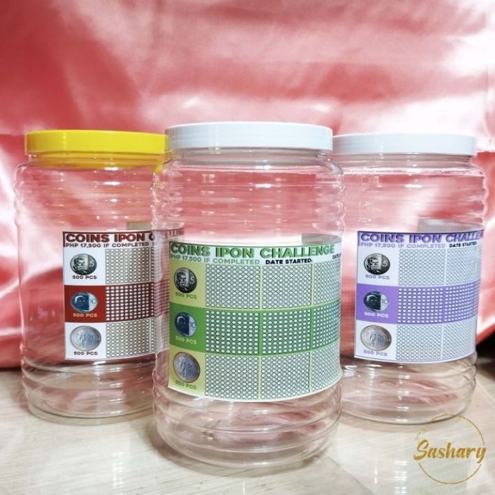 ALL IN 1COINS ALKANSYA IPON CHALLENGE/TRANSPARENT JAR/PHP99ONLY | Lazada PH