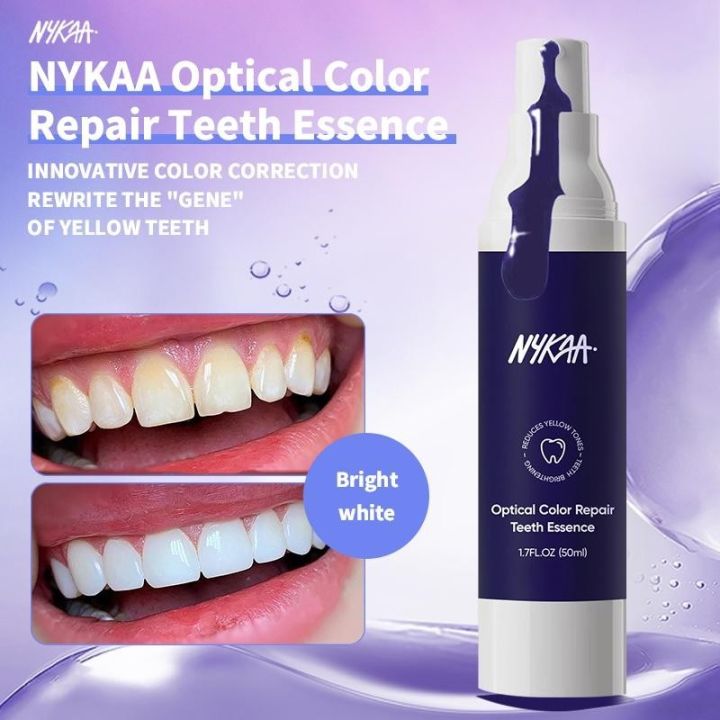 Nykaa optical color repairteeth essence whitening teeth toothpaste 2 ...