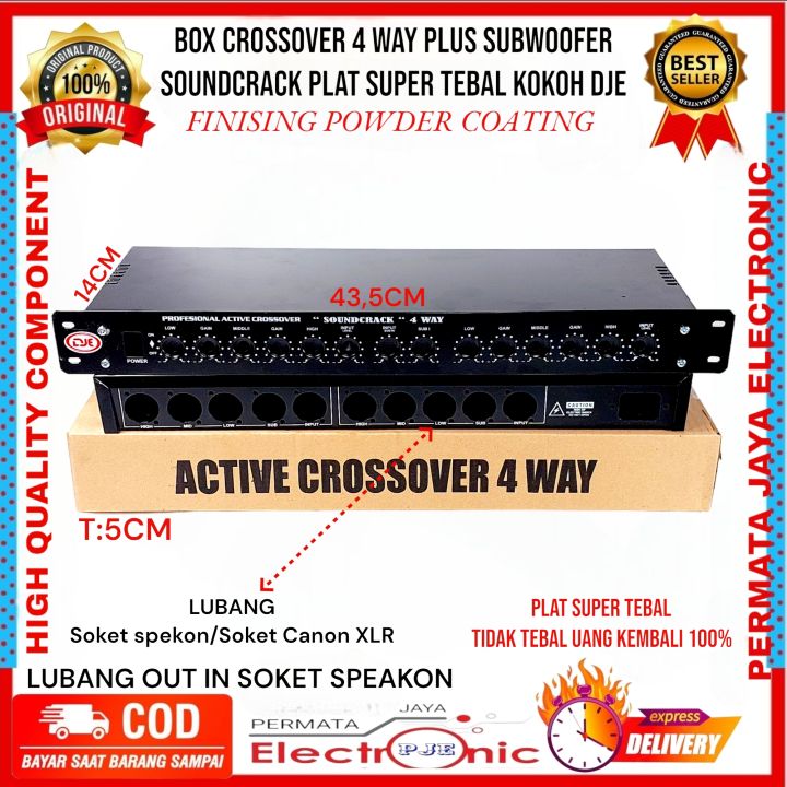 BOX Crossover AKTIVE 4 WAY box krosever aktif 4 way Plus Subwoofer ... BOX Crossover AKTIVE 4 WAY box krosever aktif 4 way Plus Subwoofer ...
