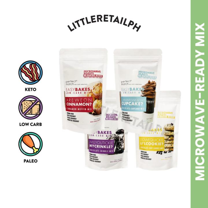 Microwave-Ready Mix Keto/ Low Carb (Choco Crinkle, Choco Cupcake, Choco ...