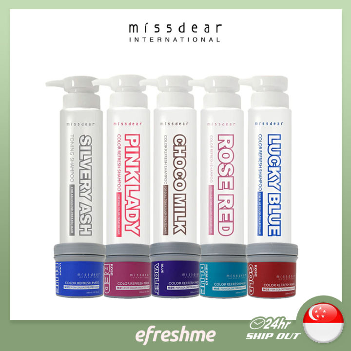 MISS DEAR SHAMPOO AND REFRESH MASK PROLONG VIBRANT HAIR COLOR ...