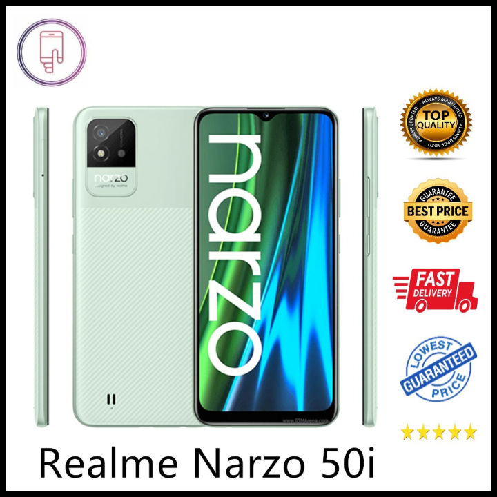 Realme Narzo 50i (4GB RAM + 64GB ROM) 6.5" inch 8MP Camera New Original SmartPhones With 1 Year ...