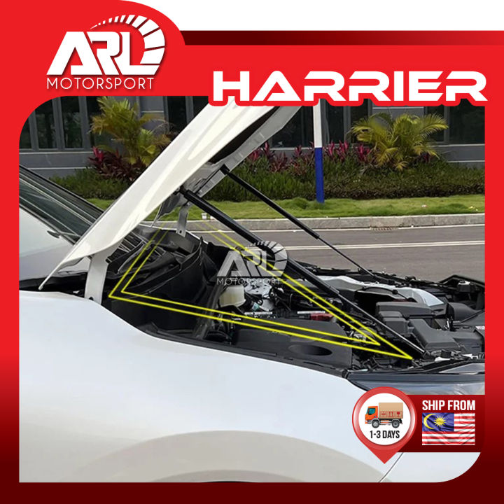 Toyota Harrier XU80 4th Gen (2020-2025) Front Bonnet Hydraulic Hood ...