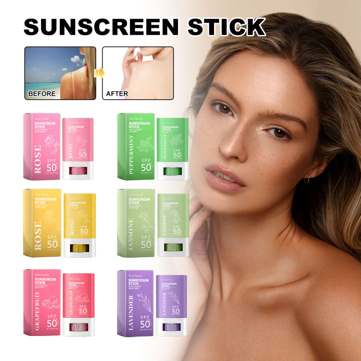 Sunscreen Stick, Sunscreen for Face SPF 50 PA++, Face Sunscreen ...