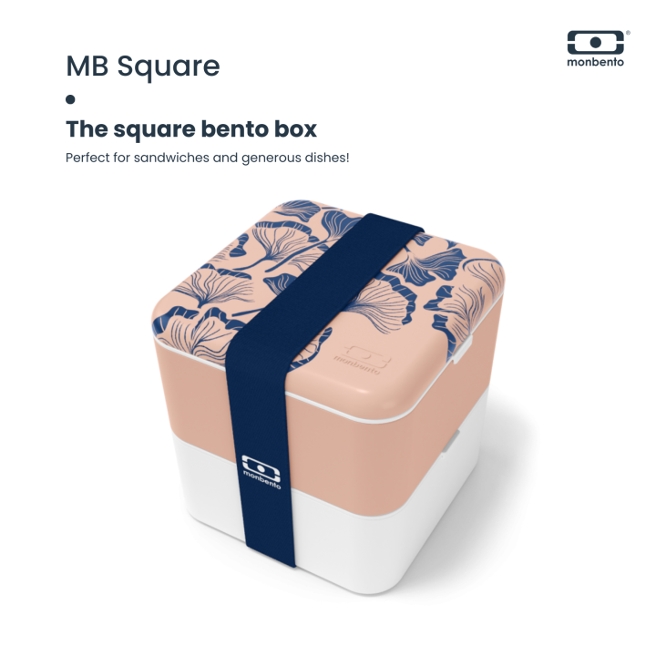 monbento MB Square (1.7L) Lunch Box Bento Box Food Grade Airtight ...