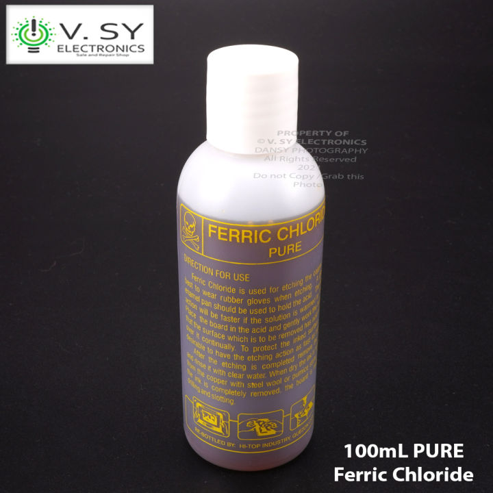 Pure Ferric Chloride for DIY Electronic PCB Etching Solution Circuit Board Etch 100mL/120mL ...