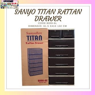 SANYO TITAN NO. 8000-6LDRAWER WITH CLOSESIDE/SPACE SAVERS/ORGANIZER ...