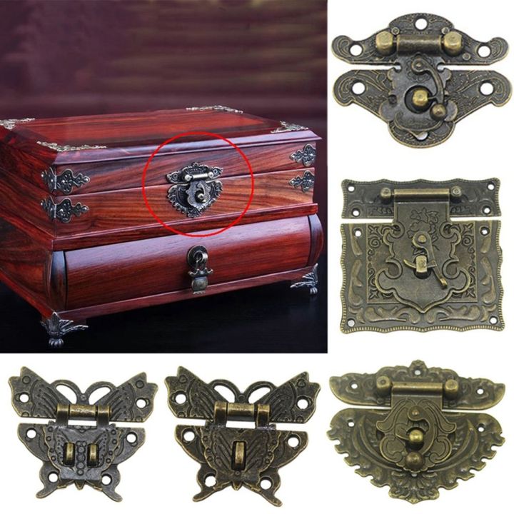 EO4MD 1Piece with Screws Jewelry Box Hook Decorate Brass Hardware ...