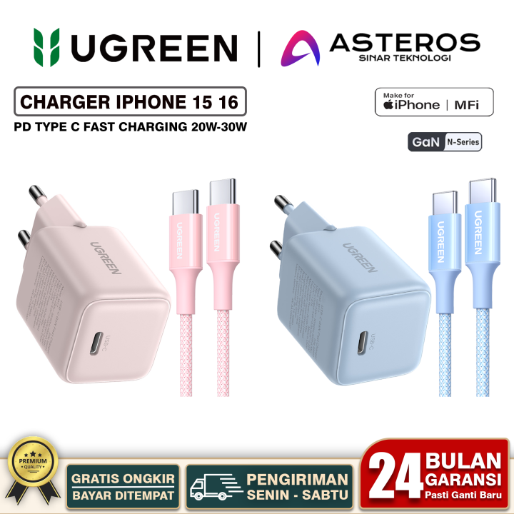 UGREEN Charger iPhone 16 iphone 15 Pro ProMax PD Type C Fast Charging ...