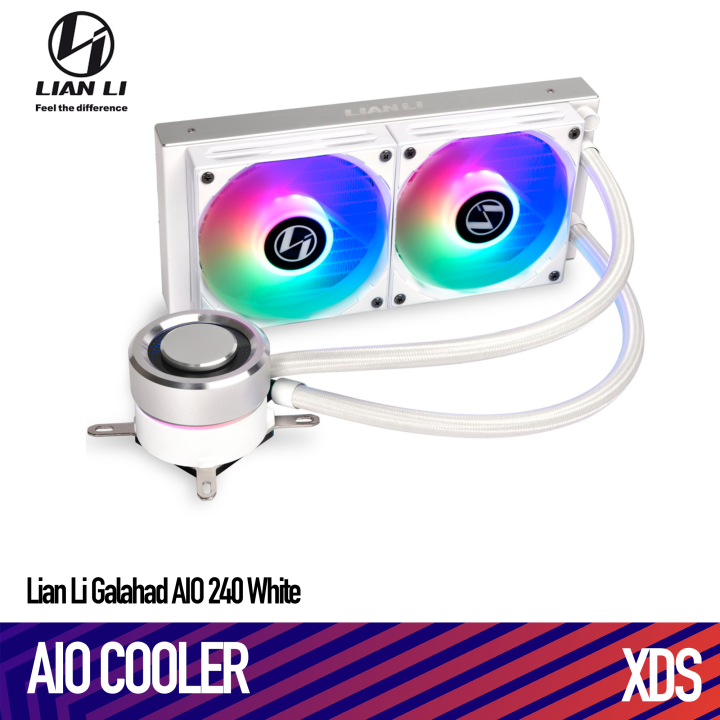 Lian Li Galahad AIO Cooler 240 WHITE - 240mm High Performance CPU ...
