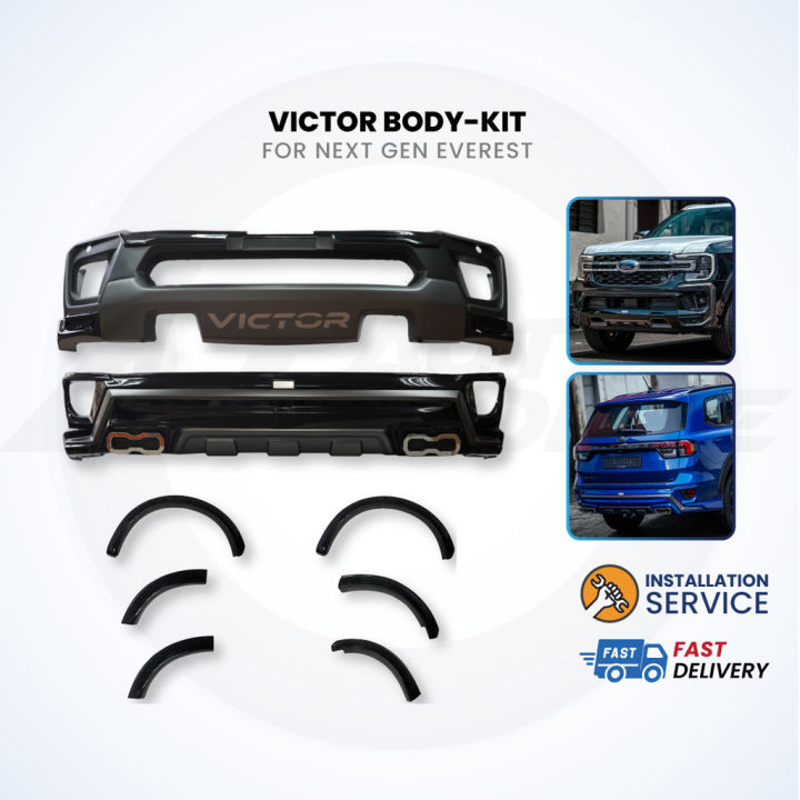 VICTOR Body kit for Ford Everest 2023-2024 Next Gen (COLOR) | Lazada