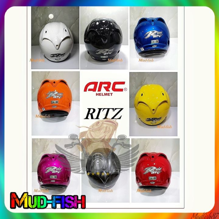 TOPI KELEDAR ORIGINAL ARC RITZ Helmet Metallic COLOUR (SIRIM APPROVED ...