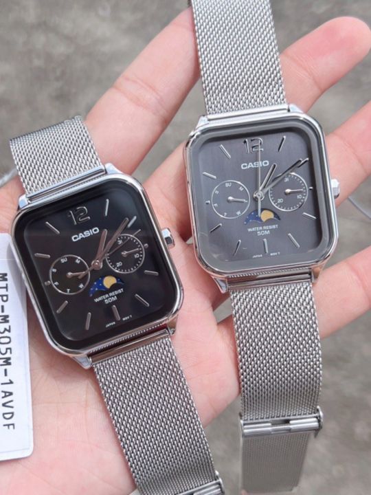 Casio Moon Men's Watch New Limited Edition Ladies' Watch Small Square ...