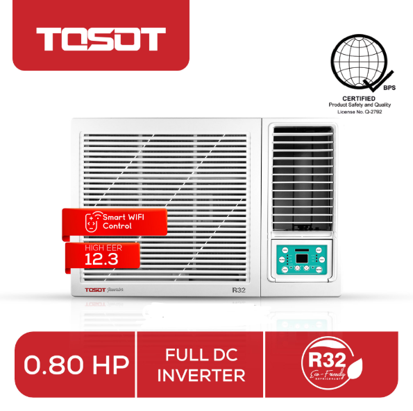 TOSOT NAVICOOL 0.80 HP Full DC Inverter Window Type Air Conditioner ...