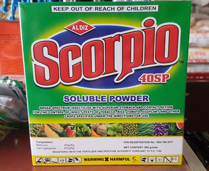 Scorpio 500 grams insecticide (ALDIZ) (METHOMYL) same as Lannate ...