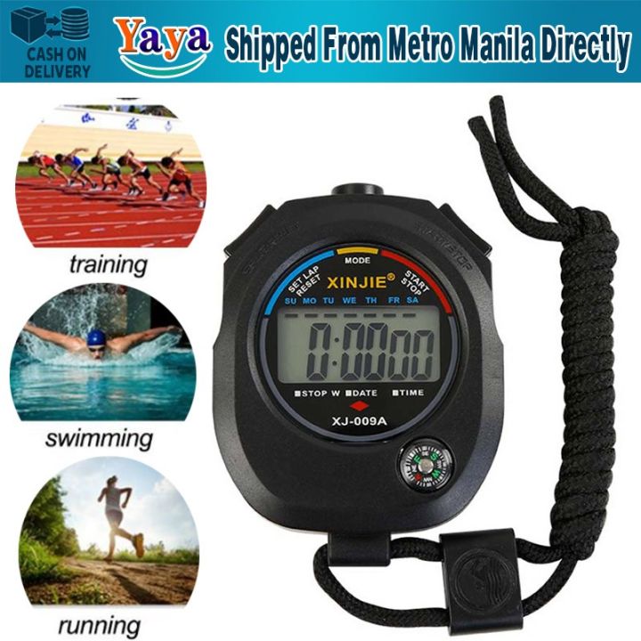 【Fast Delivery】Digital Stopwatch Timer Waterproof Digital LCD With ... 【Fast Delivery】Digital Stopwatch Timer Waterproof Digital LCD With ...