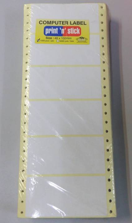 Computer Sticker Label (48mm x 102mm) | Lazada