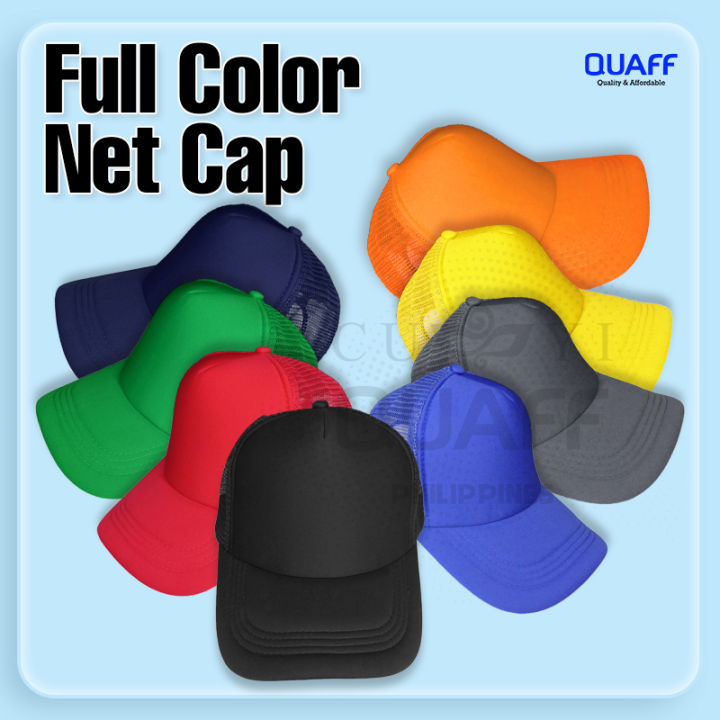 Full Color QUAFF Printable Mesh Cap for Men and Women Baseball Cap ...