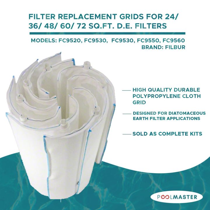 Filbur FC9530 36 sq.ft. Pro-Grid DE Filter Element | Lazada PH