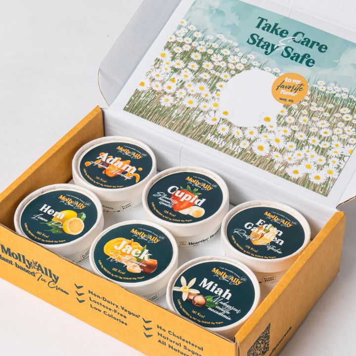 (80g x 12 Cups) BOXSET ส่งฟรีกรุงเทพ - ปริมณฑล I ไอศกรีม เข้มข้น ครีมมี่ ไม่มีนมวัว (Non-dairy ...